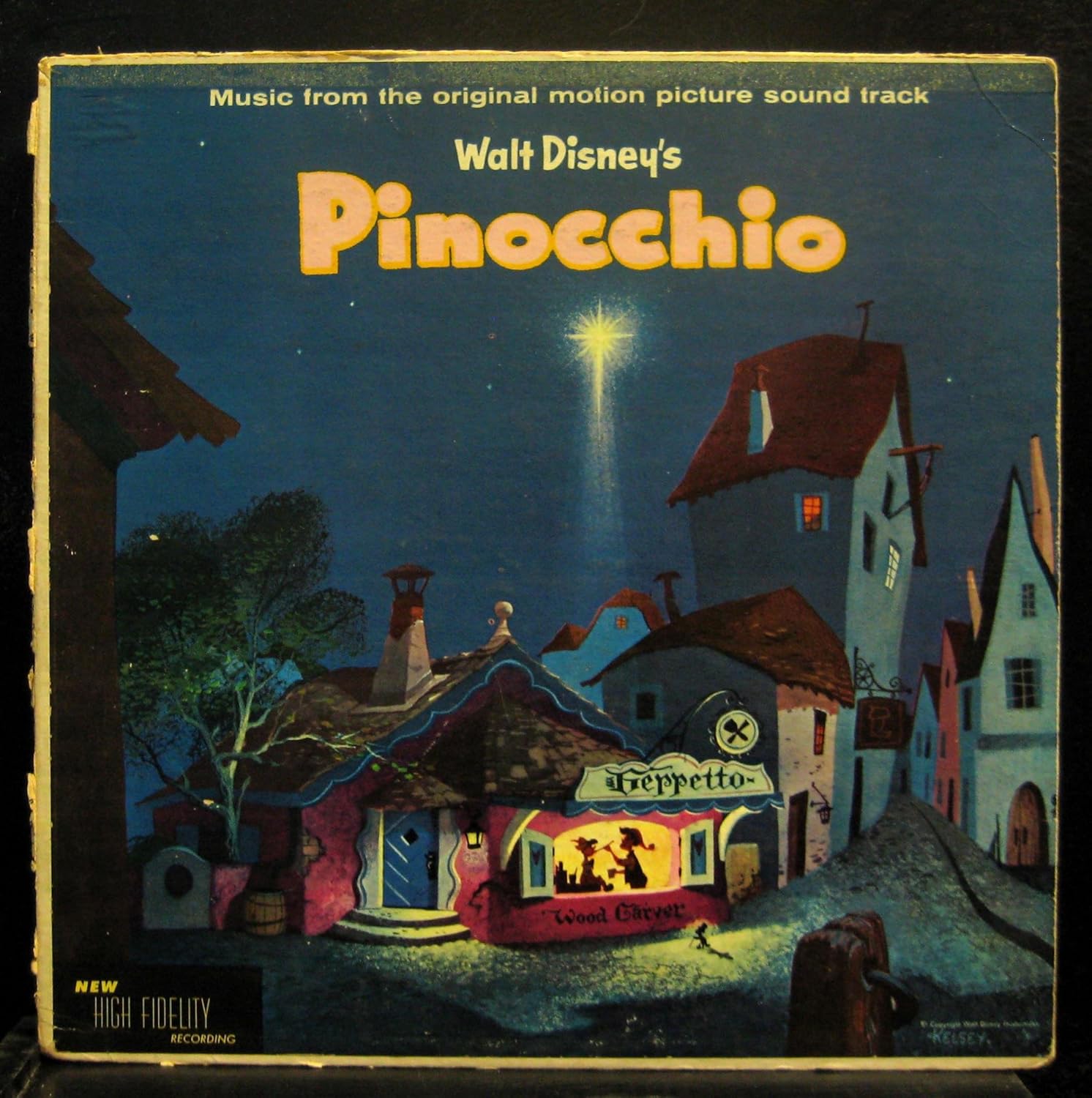 Walt Disney Soundtrack - Walt Disney Soundtrack Pinocchio vinyl record ...
