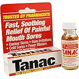 Amazon.com: Tanac Liquid for Relief of Painful Mouth Sores - 0.45 Oz ...
