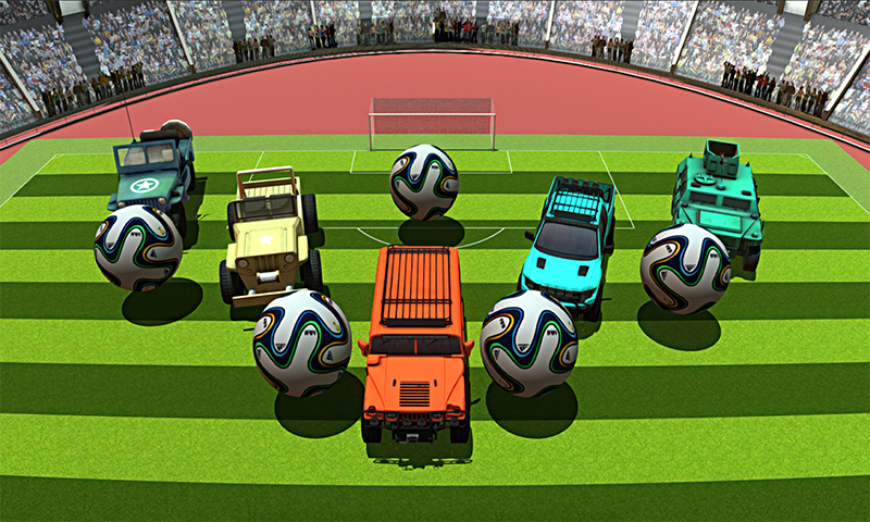 4x4 Car Soccer 2016 -Play Football league Championship in the Stadium ...