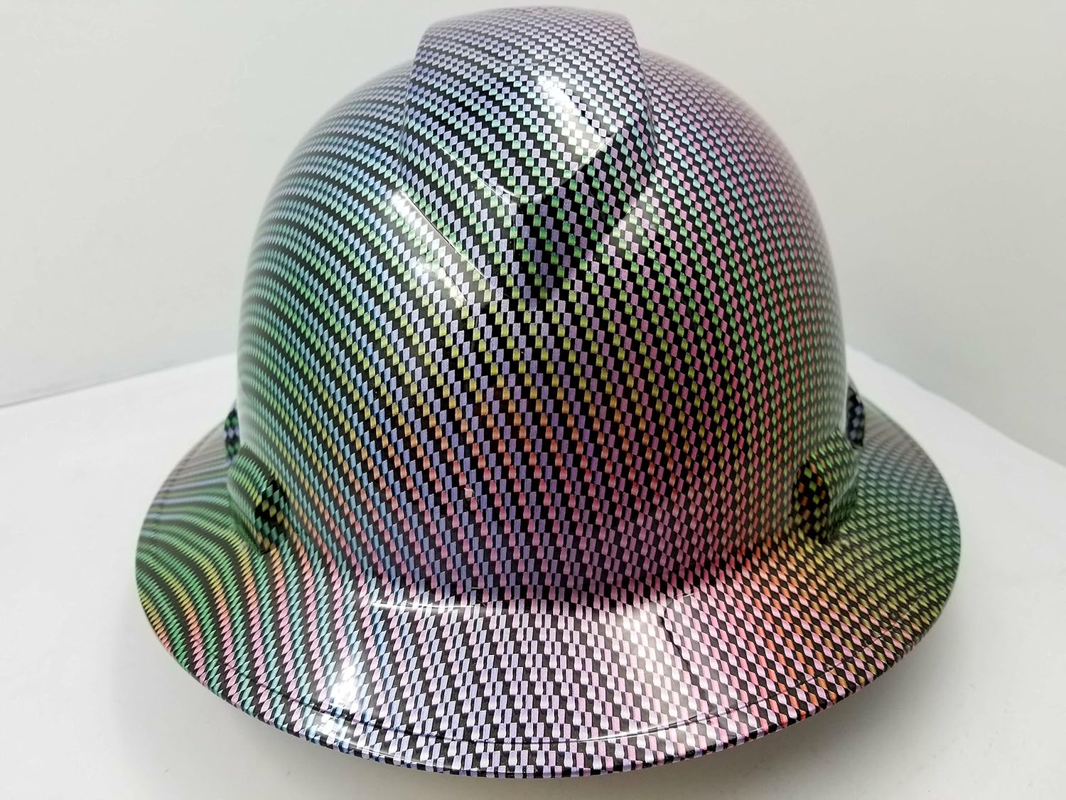 Wet Works Imaging Customized Pyramex Full Brim NEO Chrome Carbon Fiber ...