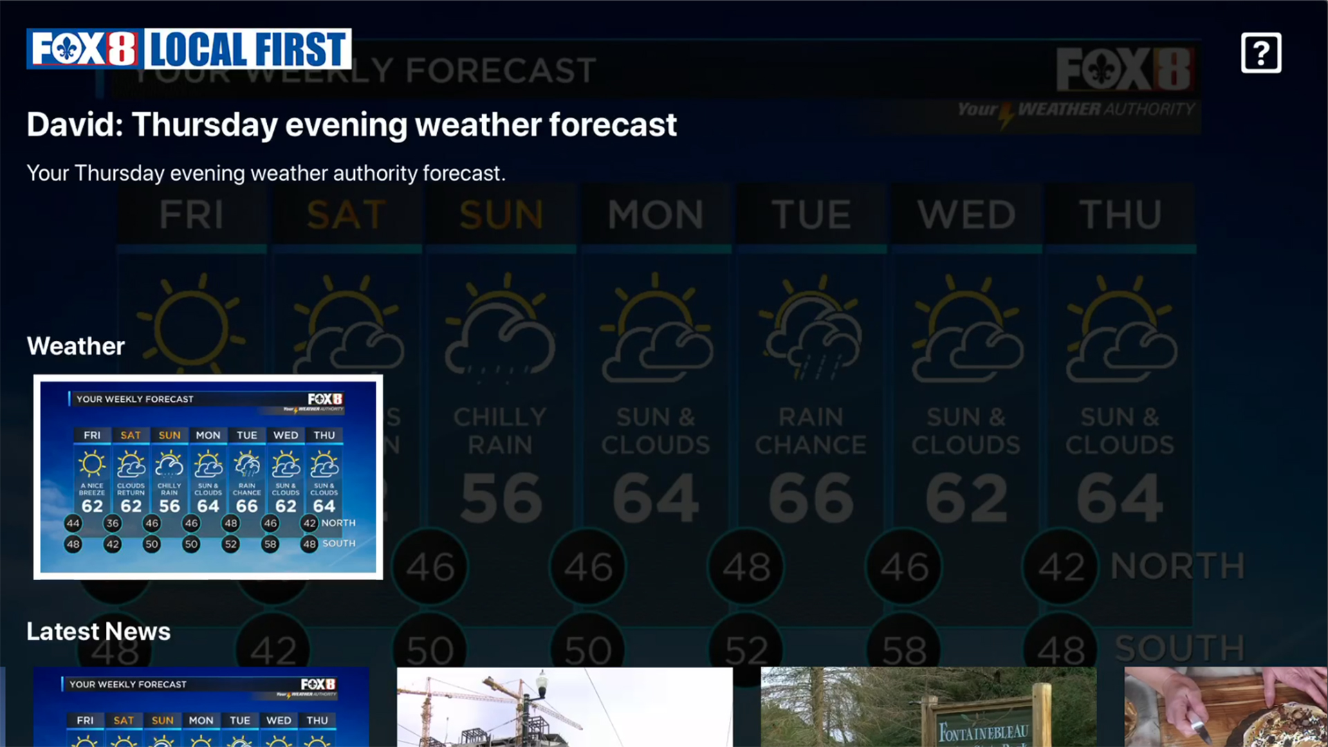 Fox 8 Weather App New Orleans Louisiana - Amazon Com Fox 8 Wvue New ...