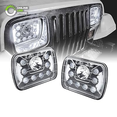 Energy Efficient Universal LED Headlight Set - 5x7 Nepal | Ubuy