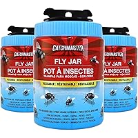 Amazon.com : Catchmaster Reusable Fly Traps Outdoor Jar 3-Pack, Bug ...
