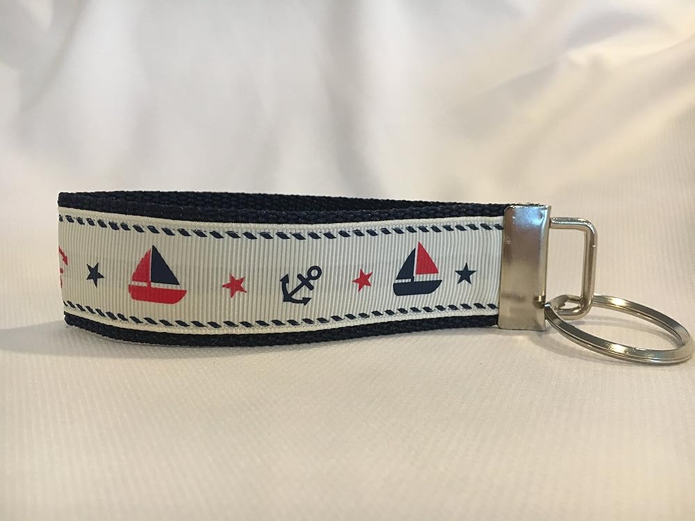 Amazon.com: Nautical Keychain, Nautical Gifts, Personalized Keychain ...