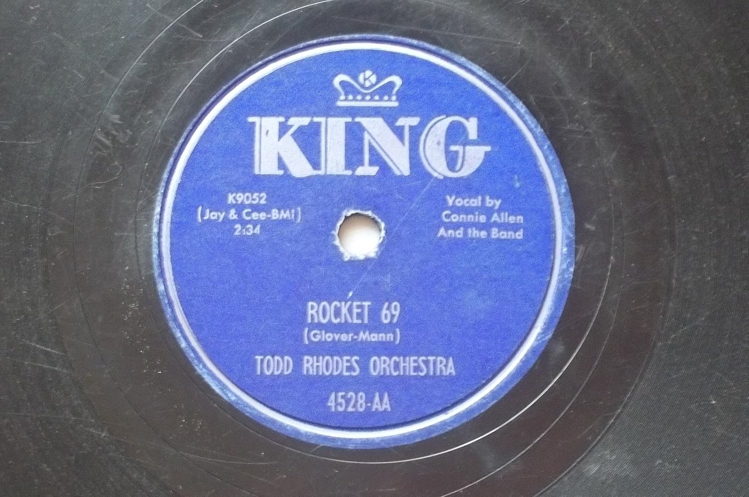 Todd Rhodes Orchestra with Connie Allen - Rocket 69 / Possessed ...