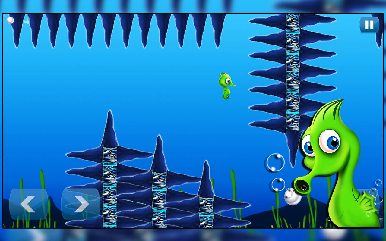 Seahorse Crazy Underwater Adventure : The Ocean Deep Water Danger Escape - Gold:Amazon.fr ...