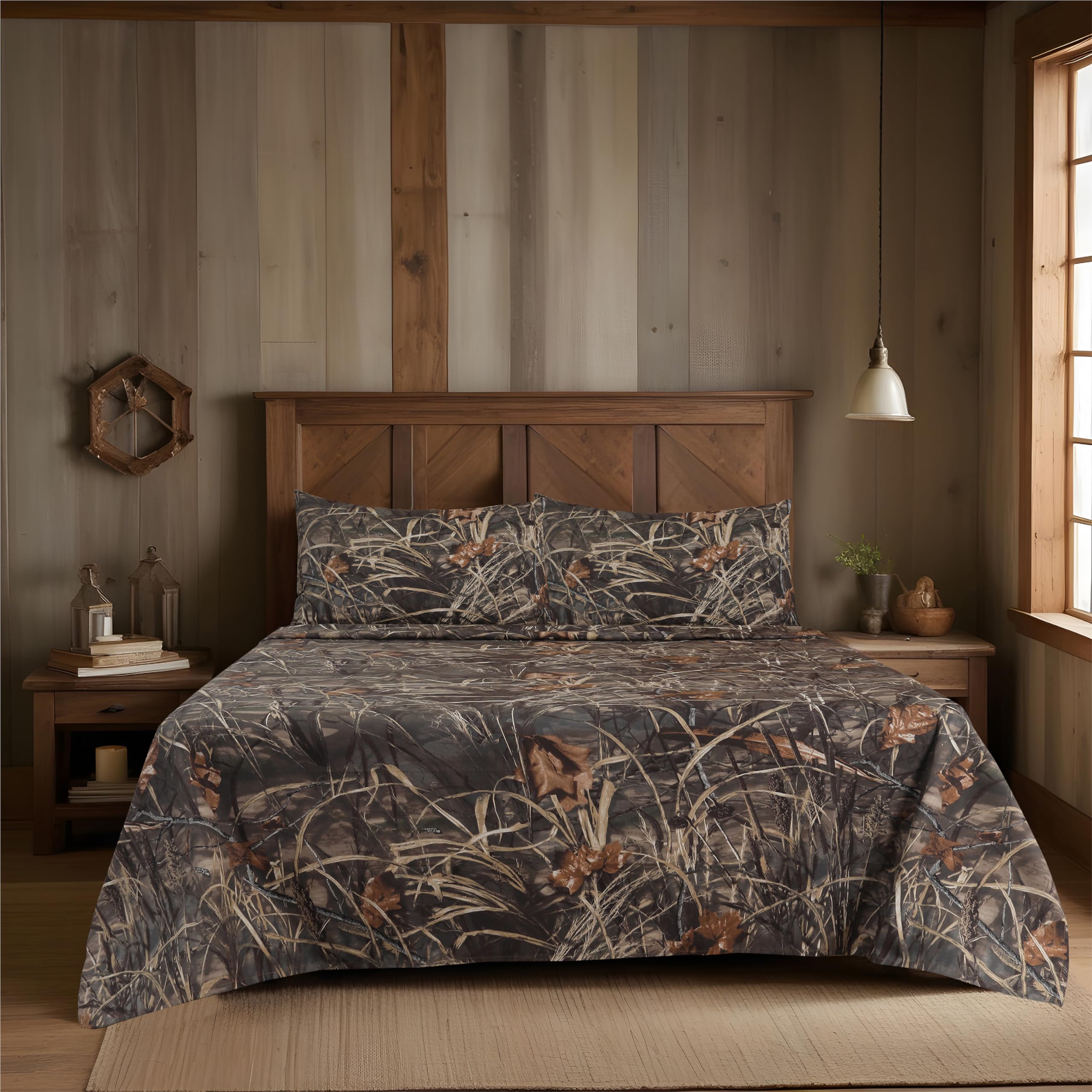 Boston Linen Company Realtree Max 4 Camo Bedding FULL Sheet Set 4 Piece ...