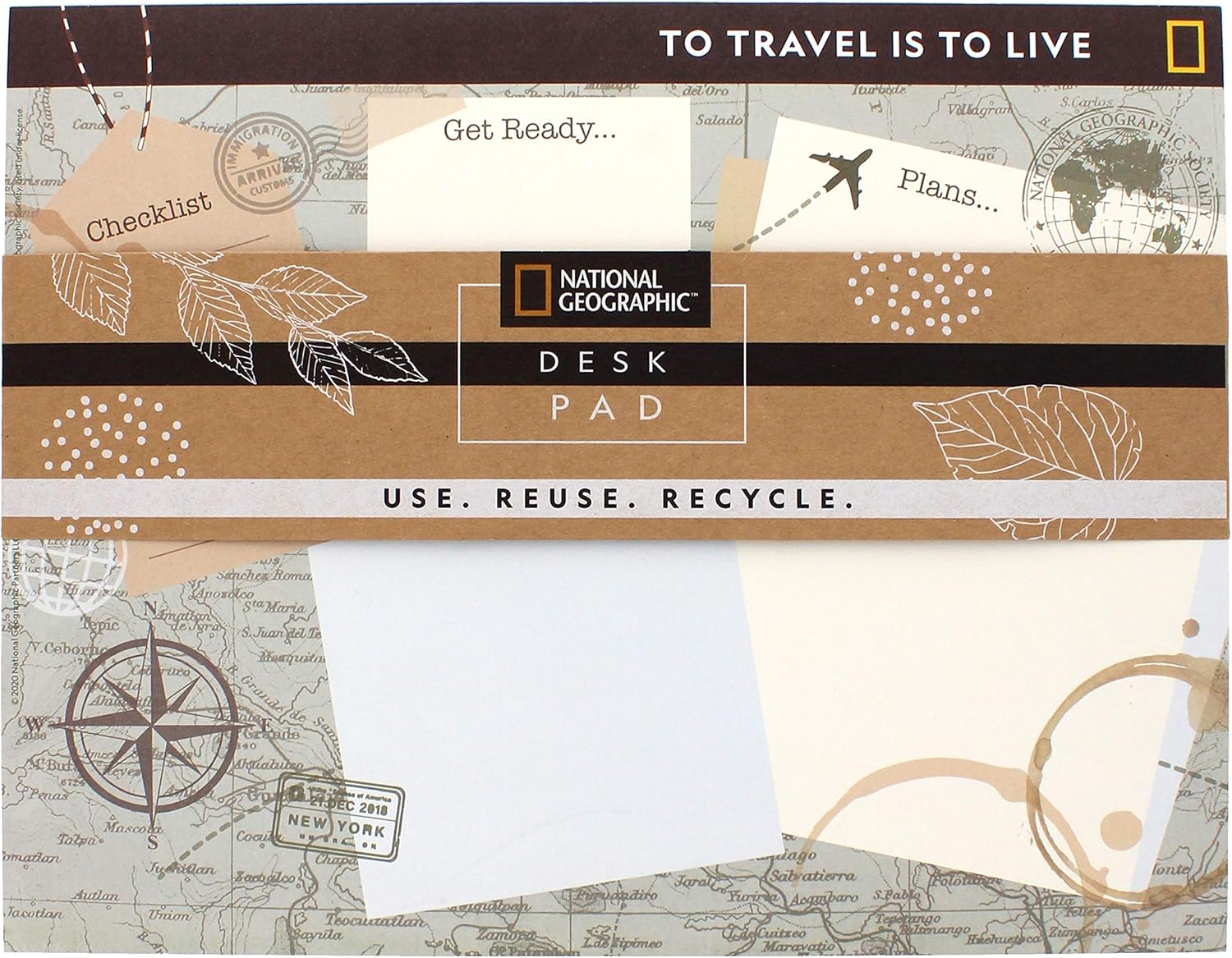 National Geographic to do List Notepad | Desk Organizer | Daily Planner ...