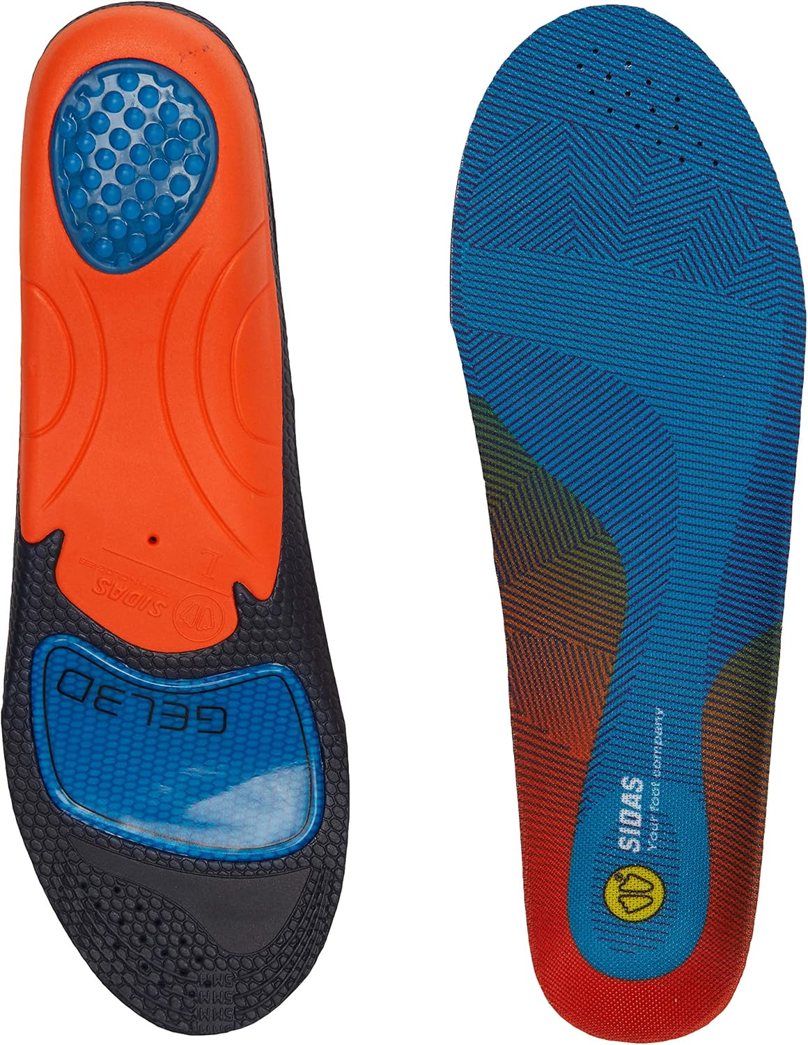 Sidas Semelle Cushioning Gel 3D , forme 3D anatomique: Amazon.fr ...