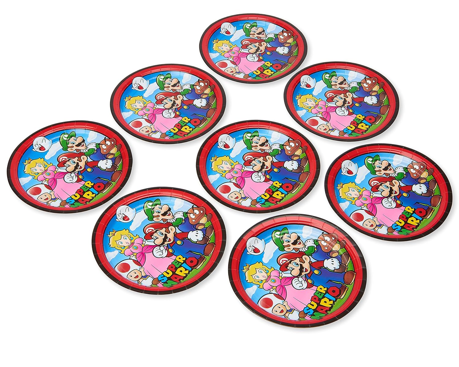 Party Tableware Toys 5832371 8-Count American Greetings Lunch Plates ...