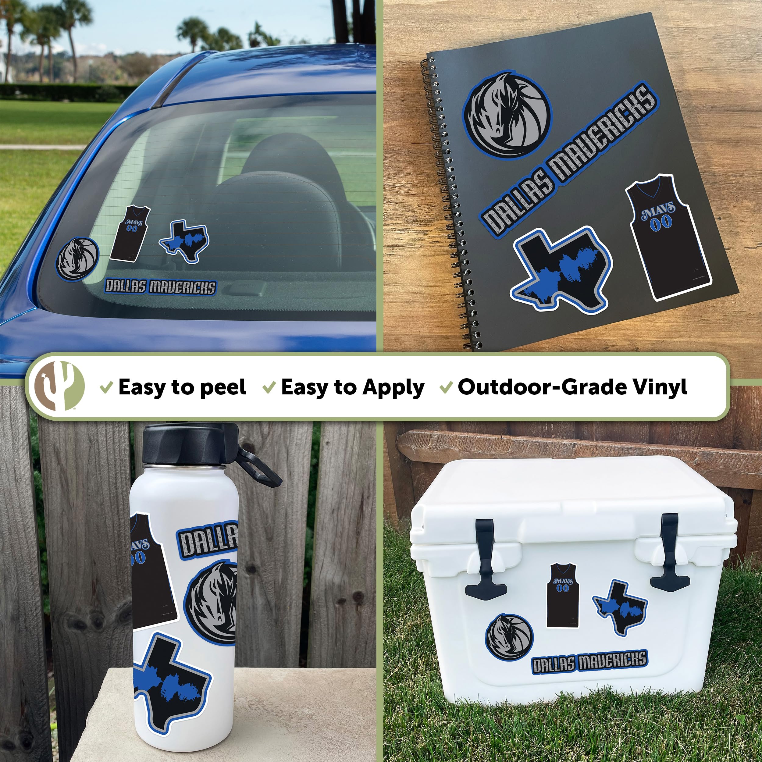 Mua Desert Cactus Dallas Mavericks Stickers NBA Officially Licensed ...