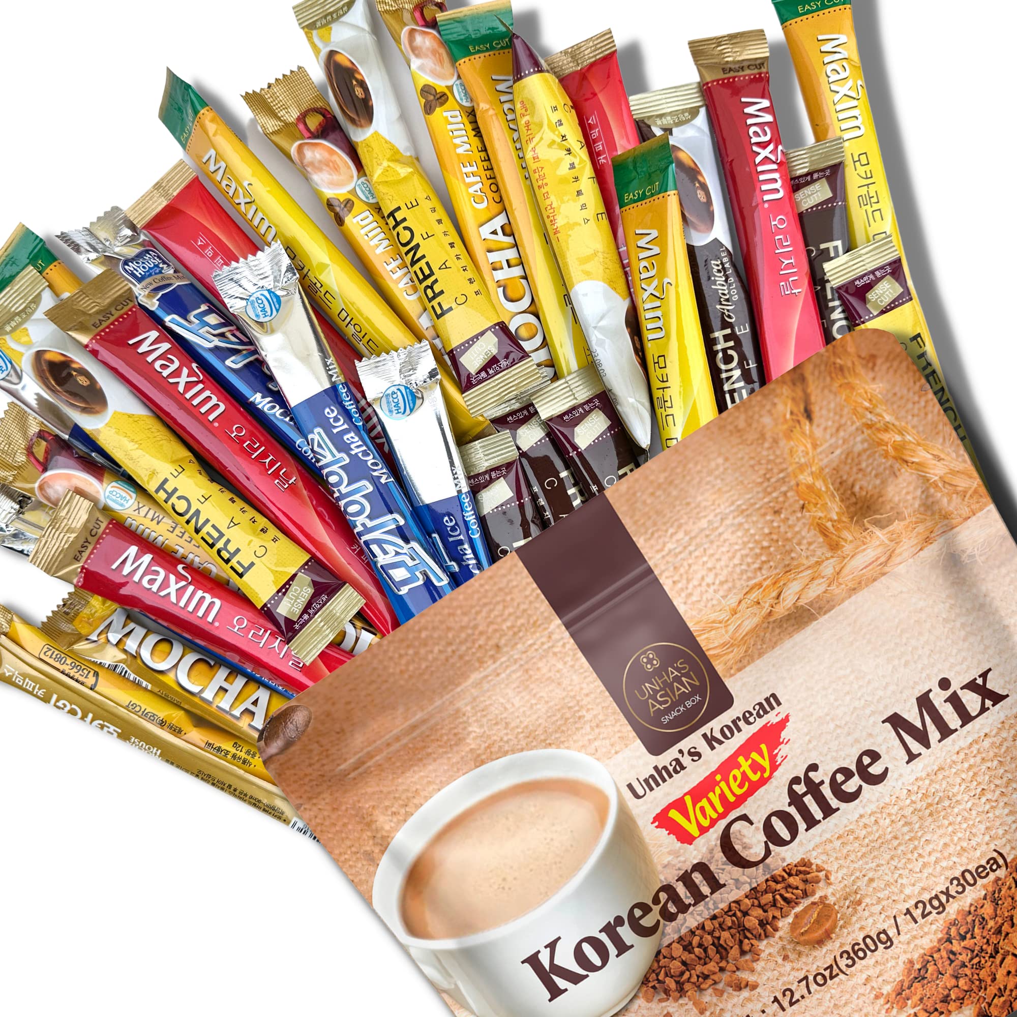 Mua Instant Coffee Mix Packets Single Serve - Korean Variety Coffee ...