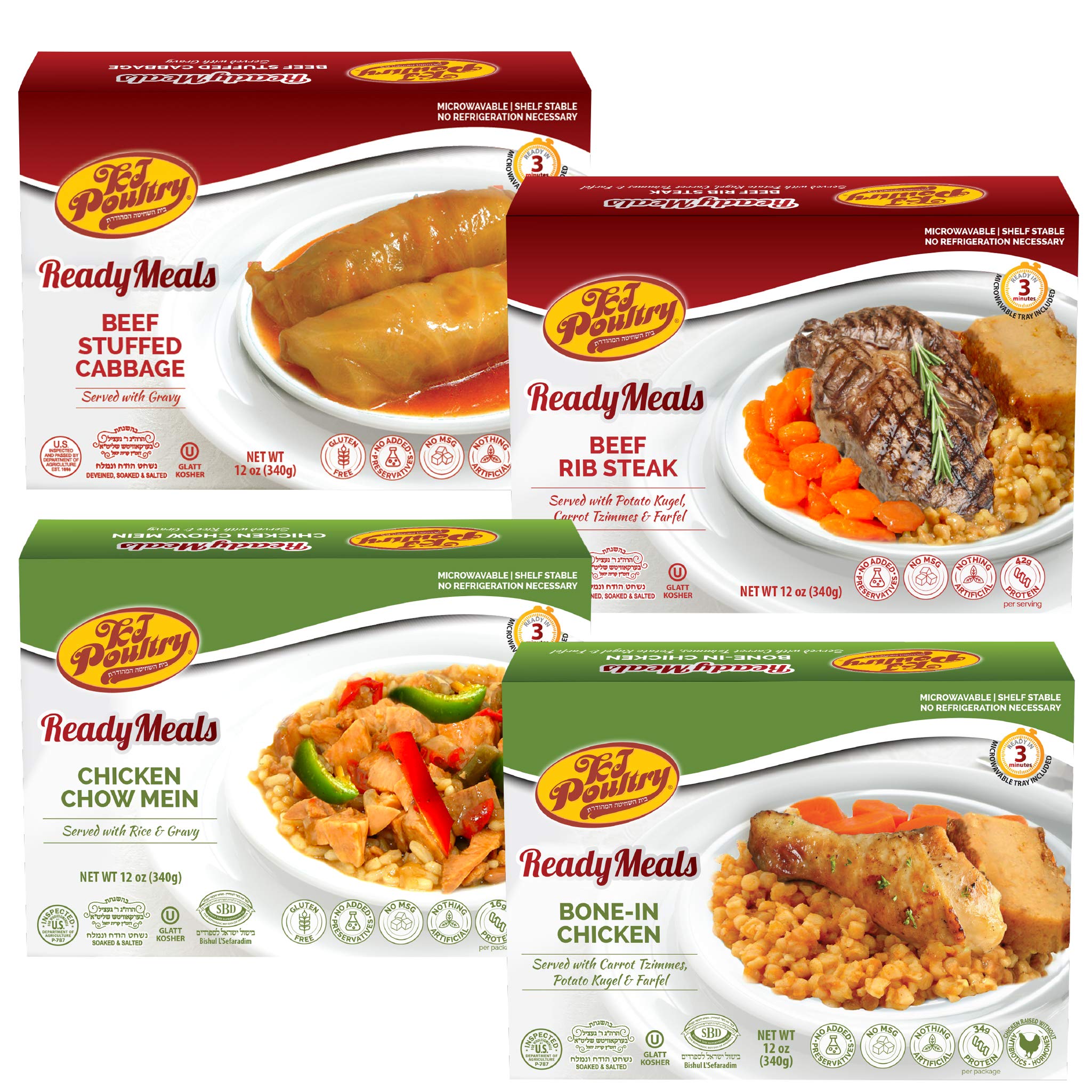 Mua Kosher Mre Meat Meals Ready to Eat, Variety of Beef Rib Steak ...