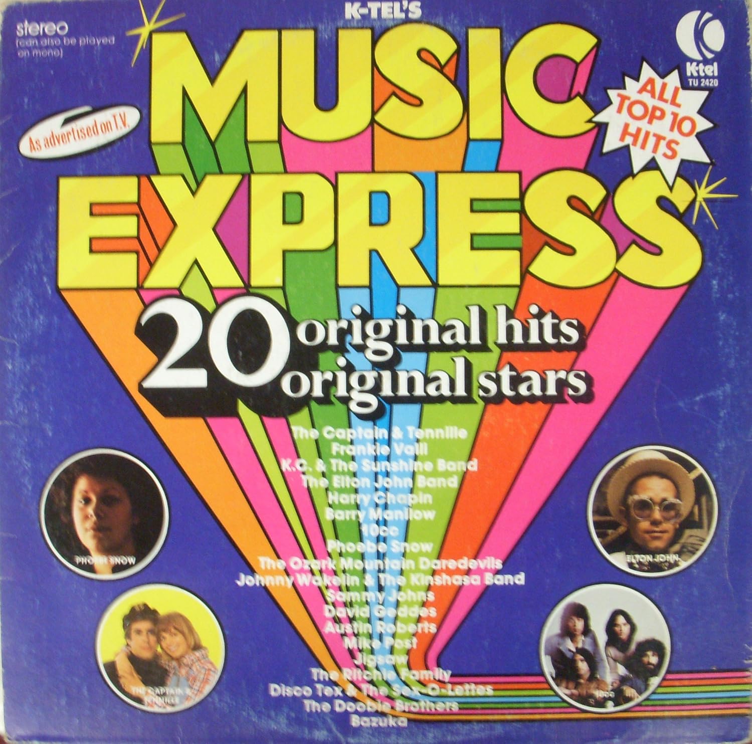 Various Artists - Music Express: 20 Original Hits, 20 Original Artists ...