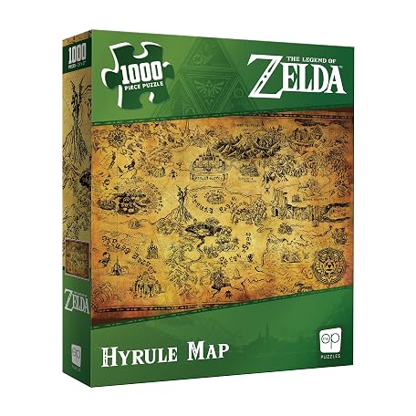 Mua The Legend of Zelda Hyrule Map 1,000 Piece Jigsaw Puzzle ...