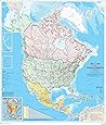 North America Wall Map - Atlas of Canada - 34" x 39" Paper: Amazon.ca ...