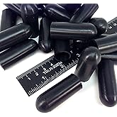 Amazon.com: 25 Piece 3/4" ID High Temp Silicone Rubber End Caps ...