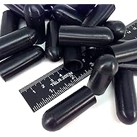 Amazon.com: 25 Piece 3/4" ID High Temp Silicone Rubber End Caps ...