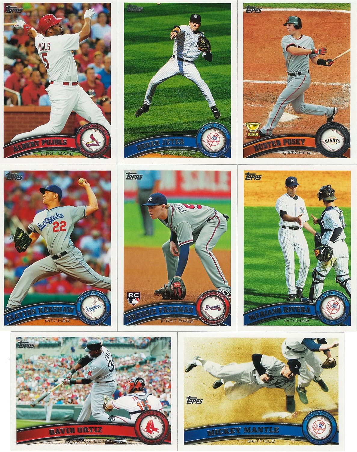 Amazon.com: 2011 Topps MLB Baseball Series Complete Mint Hand Collated ...