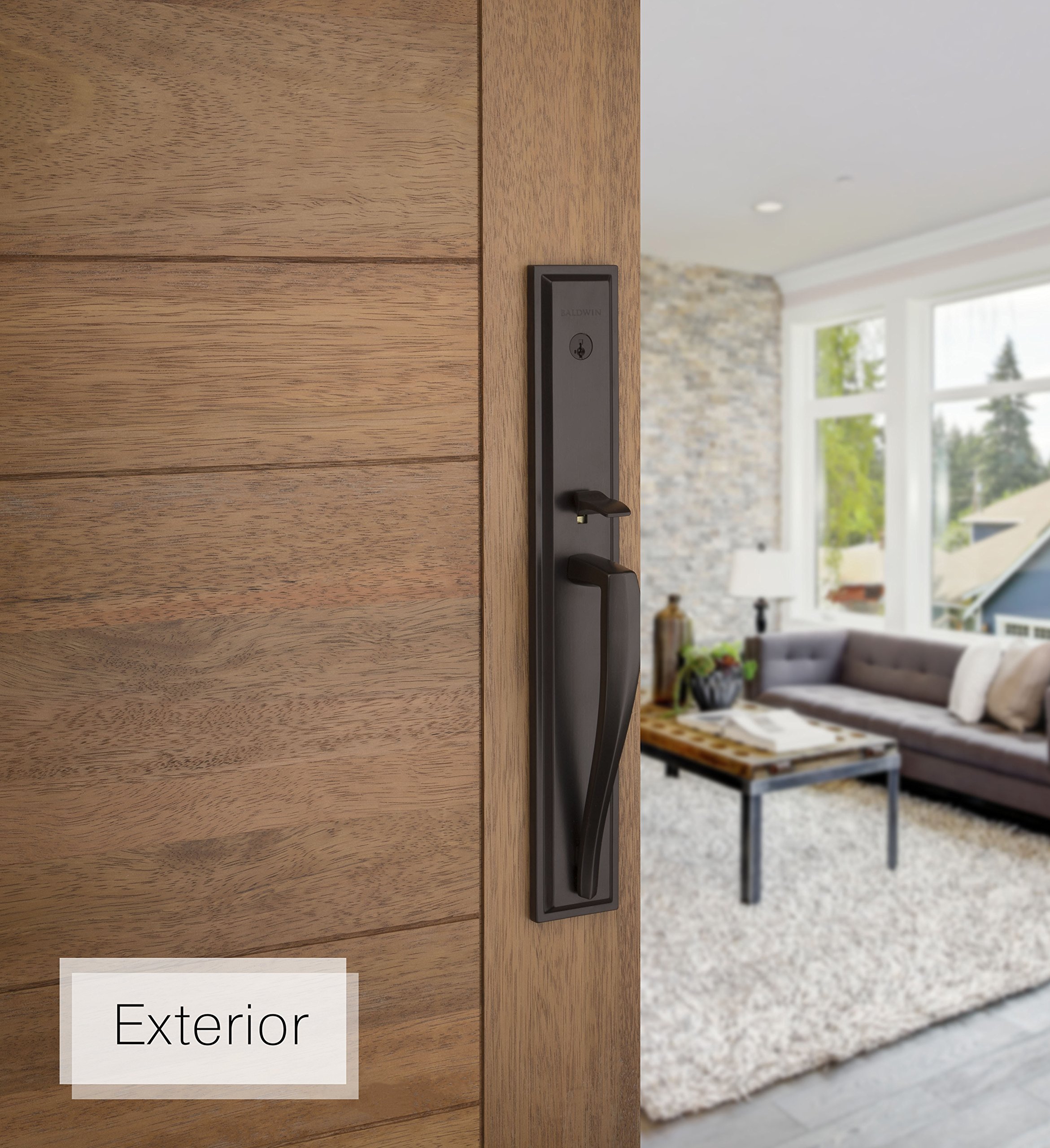 Baldwin Torrey Pines Single Cylinder Front Door Handleset Featuring ...