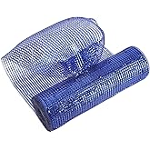 Amazon.com: HUIHUANG Blue Deco Mesh 10 inch Rolls Royal Blue Mesh ...