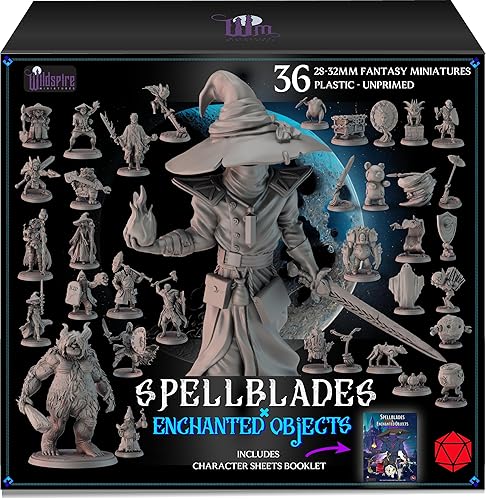 Wildspire Spellblades & Enchanted Objects for DND Miniatures 28mm-32mm ...