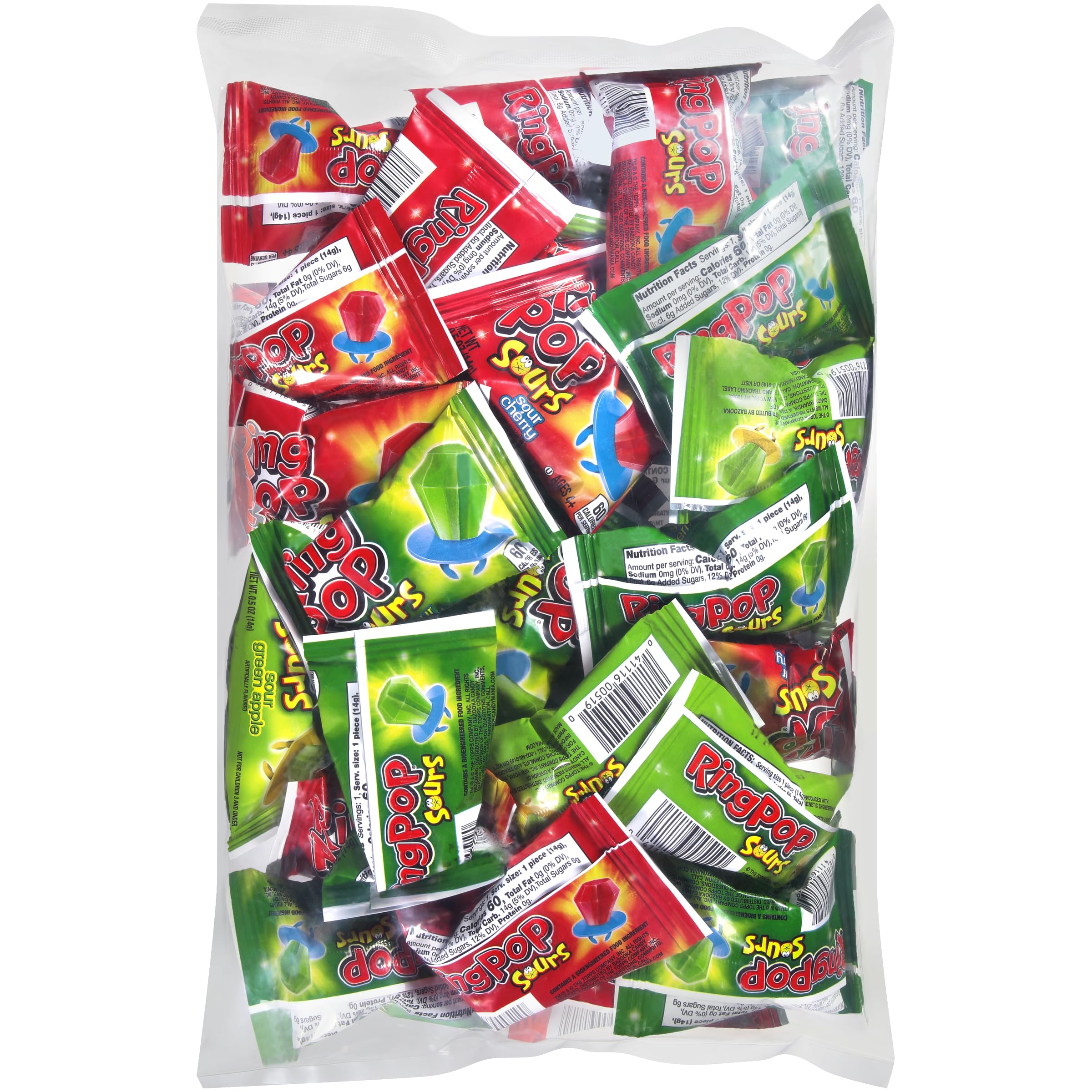 Mua Ring Pop Sours Individually Wrapped Bulk Lollipop Variety Party ...