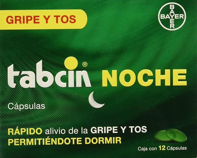 Tabcin Cápsulas Noche, 12 Piezas: Amazon.com.mx: Salud, Belleza y ...