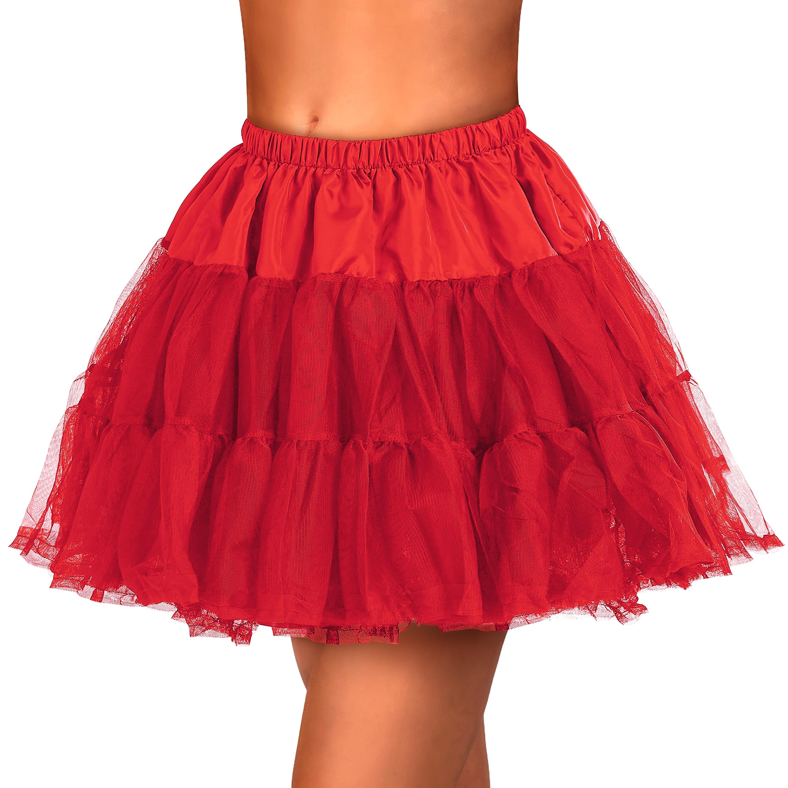 Spooktacular Creations Women's Petticoat Skirt Tutu Poofy Skirts Tulle ...