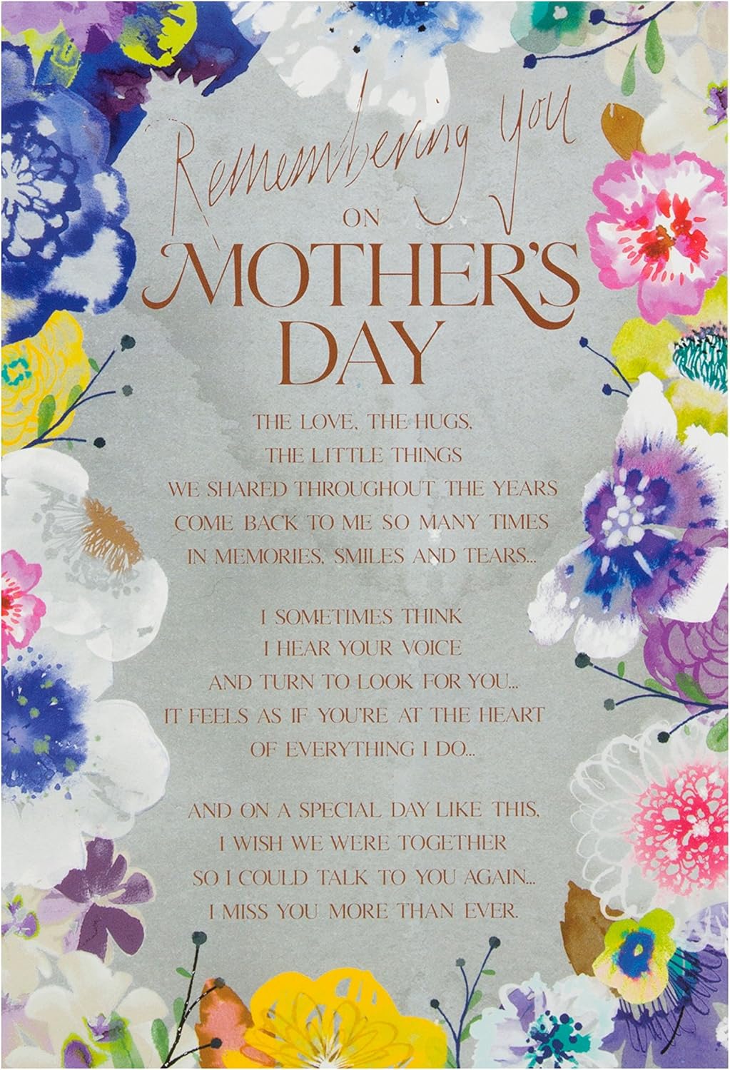 Hallmark 25487224 Mother s Day Memorial Card Remembering You Small 