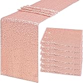Amazon.com: 6 Pack Light Purple Sequin Table Runner Sequin Table Cloths 12" x 72" Sparkle Table ...
