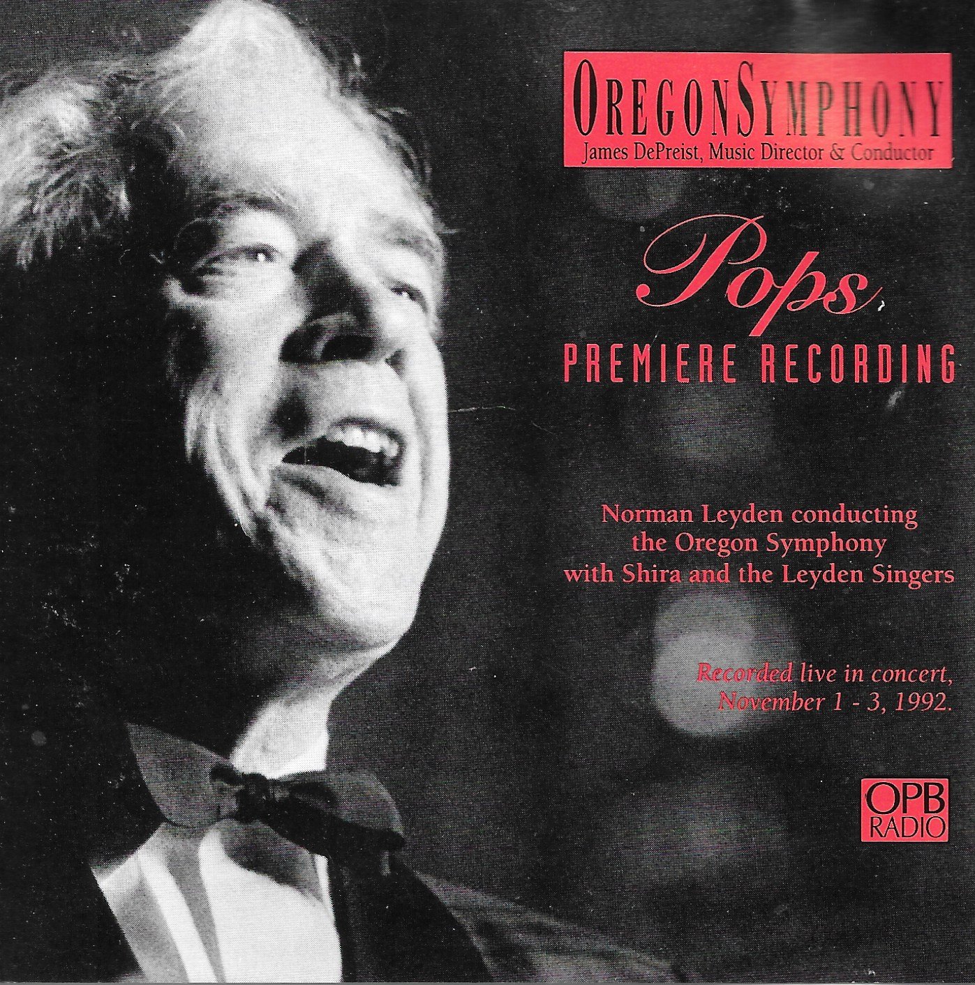 Oregon Symphony, Norman Leyden, James DePreist (Music Director ...