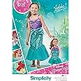 Amazon.com: Simplicity 8725 Disney Princess Ariel Halloween Costume ...
