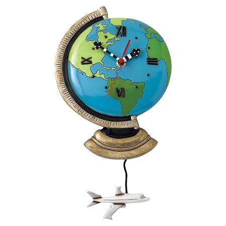 Allen Designs Globe Clock: Amazon.co.uk: Kitchen & Home