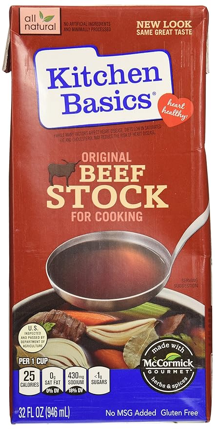 Amazon.com : Kitchen Basics Original Beef Stock, 32 OZ : Grocery & Gourmet Food