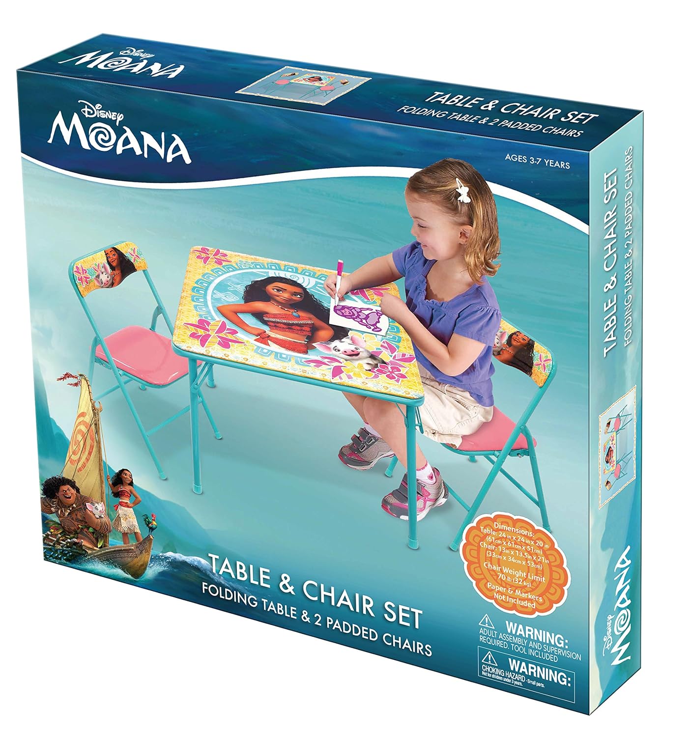 Kids' Furniture Moana Disney Activity Table Playset Home