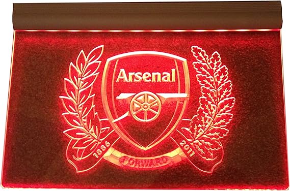 Arsenal Football Club 125th Anniversary Hanging LED Neon Effect Sign ...