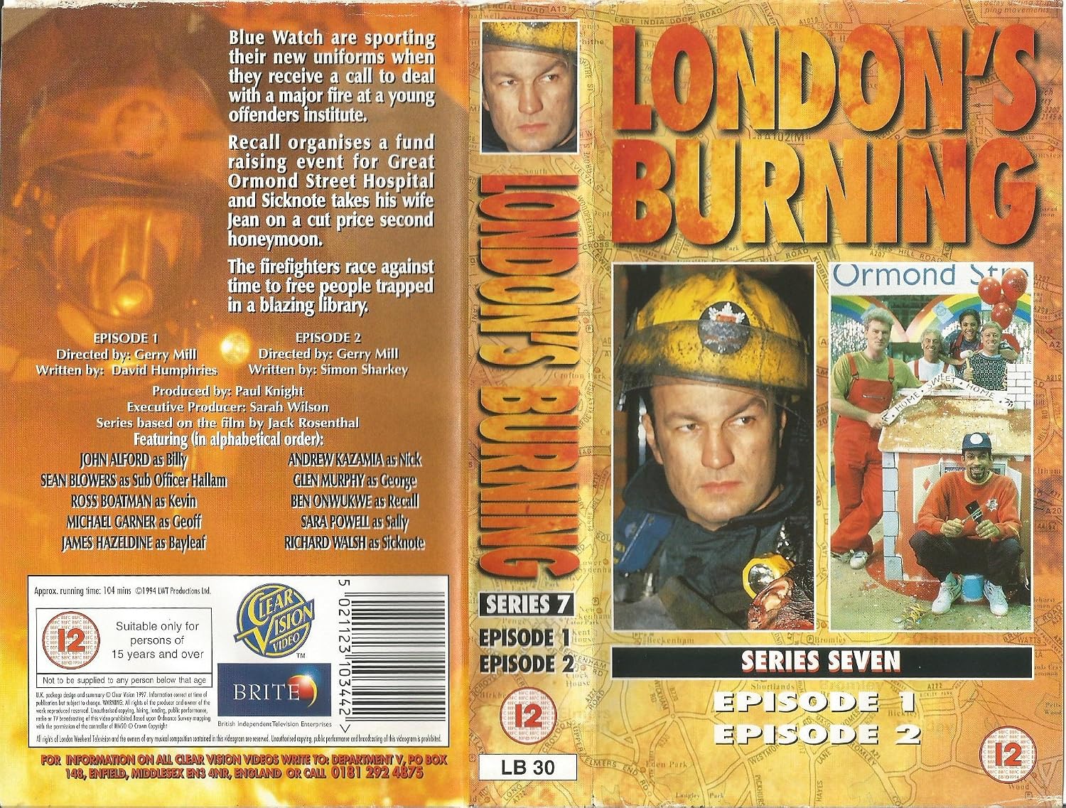 London's Burning - Series 7 - Episodes 1 And 2 [1994] [VHS] [1988 ...
