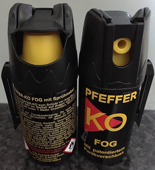 Pfefferspray KO FOG (40 ml) MIT PATENTIERTEM PANIKVERSCHLUSS - HOCH ...