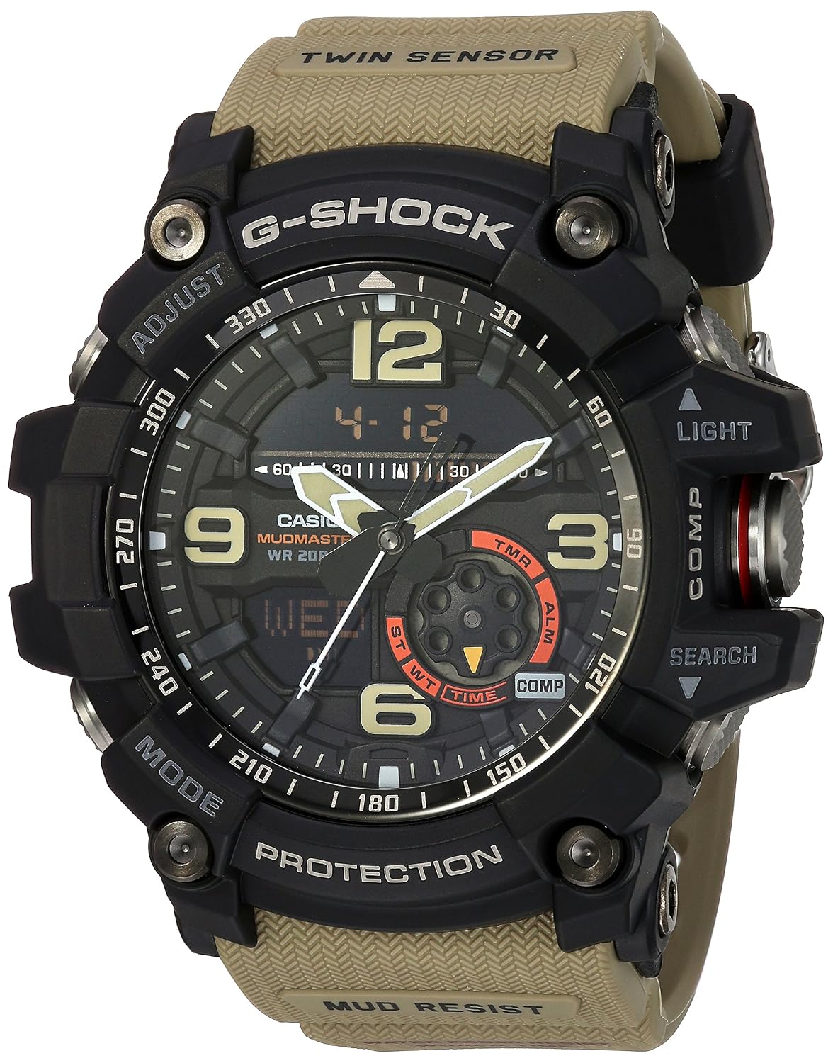 G Shock Gg 1000 1A5Cr Mudmaster Watches Military Beige One Size New G Shock Gg 1000 1A5Cr Mudmaster Watches Military Beige One Size New
