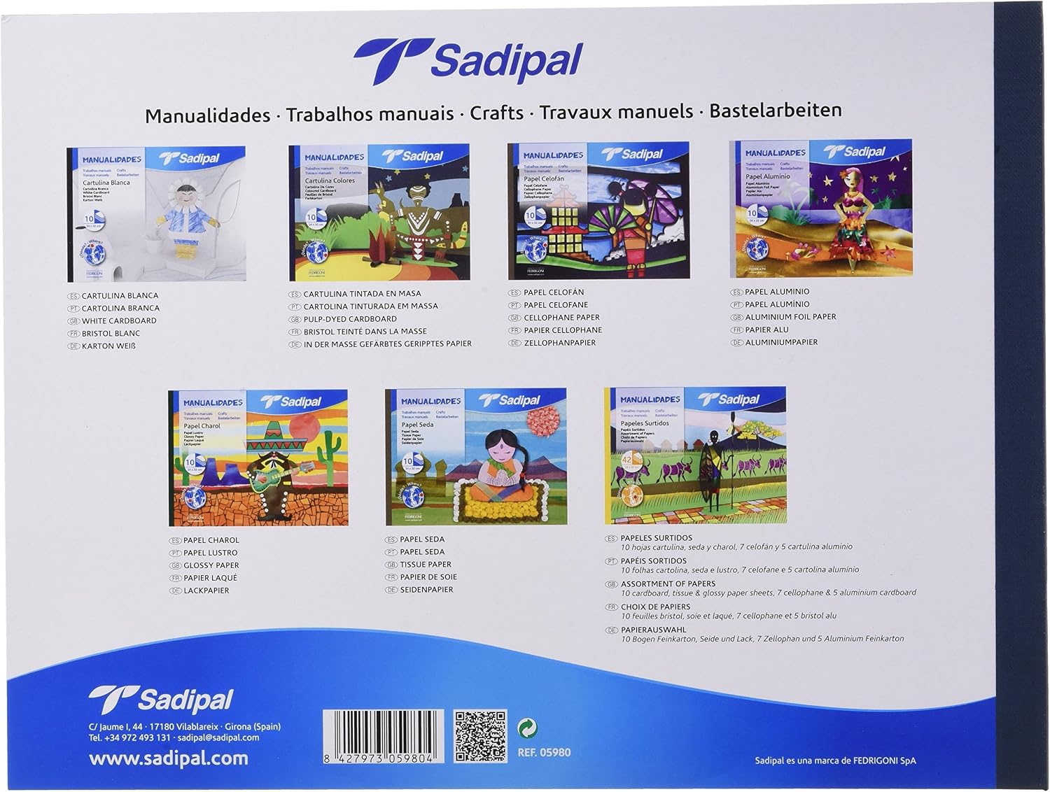 Sadipal 5980 Craft Card 10 Sheets – BigaMart