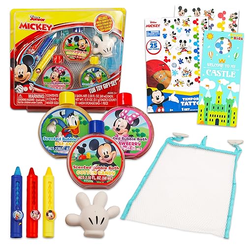 Disney Mickey Mouse Bath Bundle ~ 10 Pc Mickey Mouse Bathroom Set ...