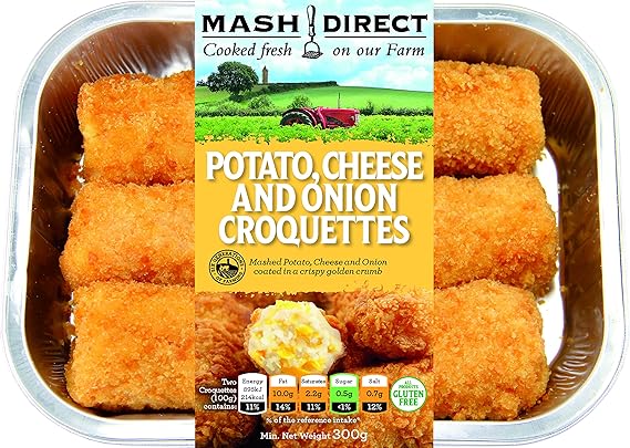 Mash Direct Potato, Cheese & Onion Croquettes, 300g: Amazon.co.uk: Grocery
