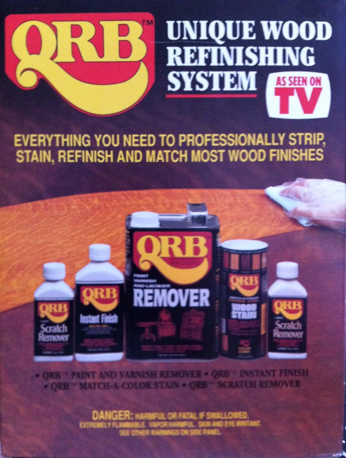 QRB Unique Wood Refinishing System - Household Wood Stains - Amazon.com