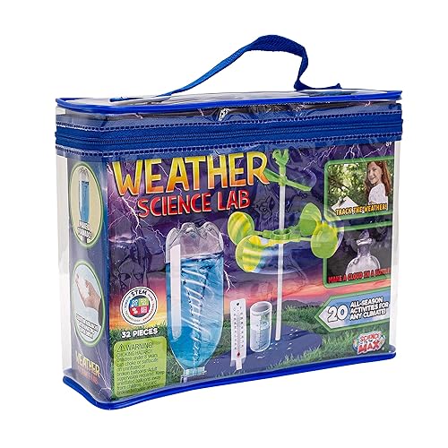 Be Amazing! Toys Weather Science Lab - Kids Weather Science Kit with 20 ...