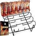 Amazon.com : MOUNTAIN GRILLERS Rib Racks for Smoking - BBQ Rib Rack for ...
