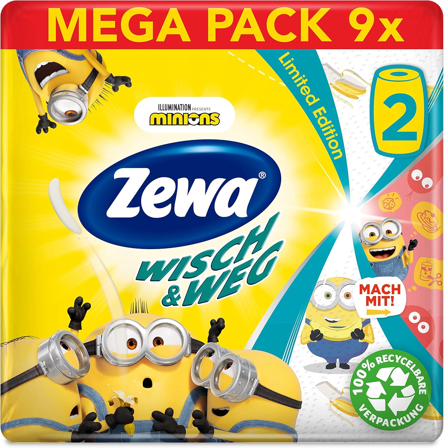Zewa Wisch&Weg Fun Kitchen Roll with Power-X Structure – BigaMart
