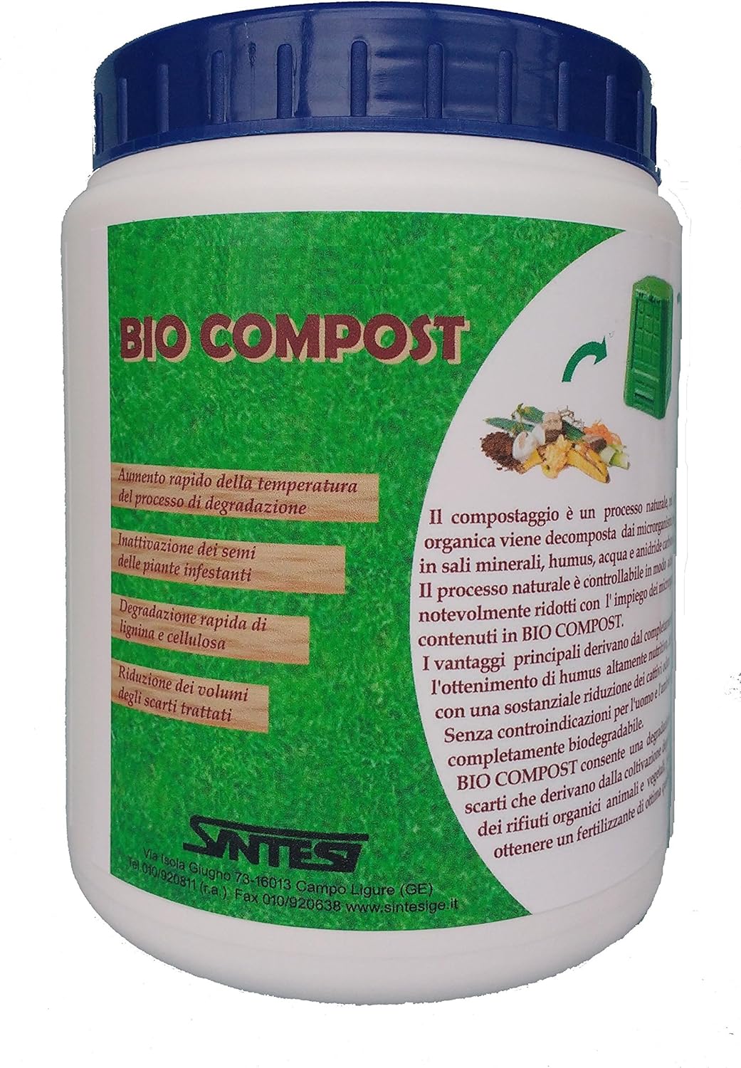 SINTESI SRL BIO Compost gr.800 Attivatore Biologico compostaggio ...