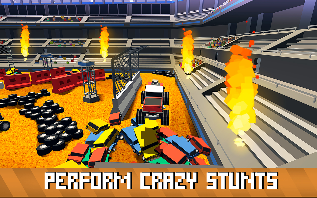 Blocky Monster Truck: Stunts Arena:Amazon.com:Appstore for Android