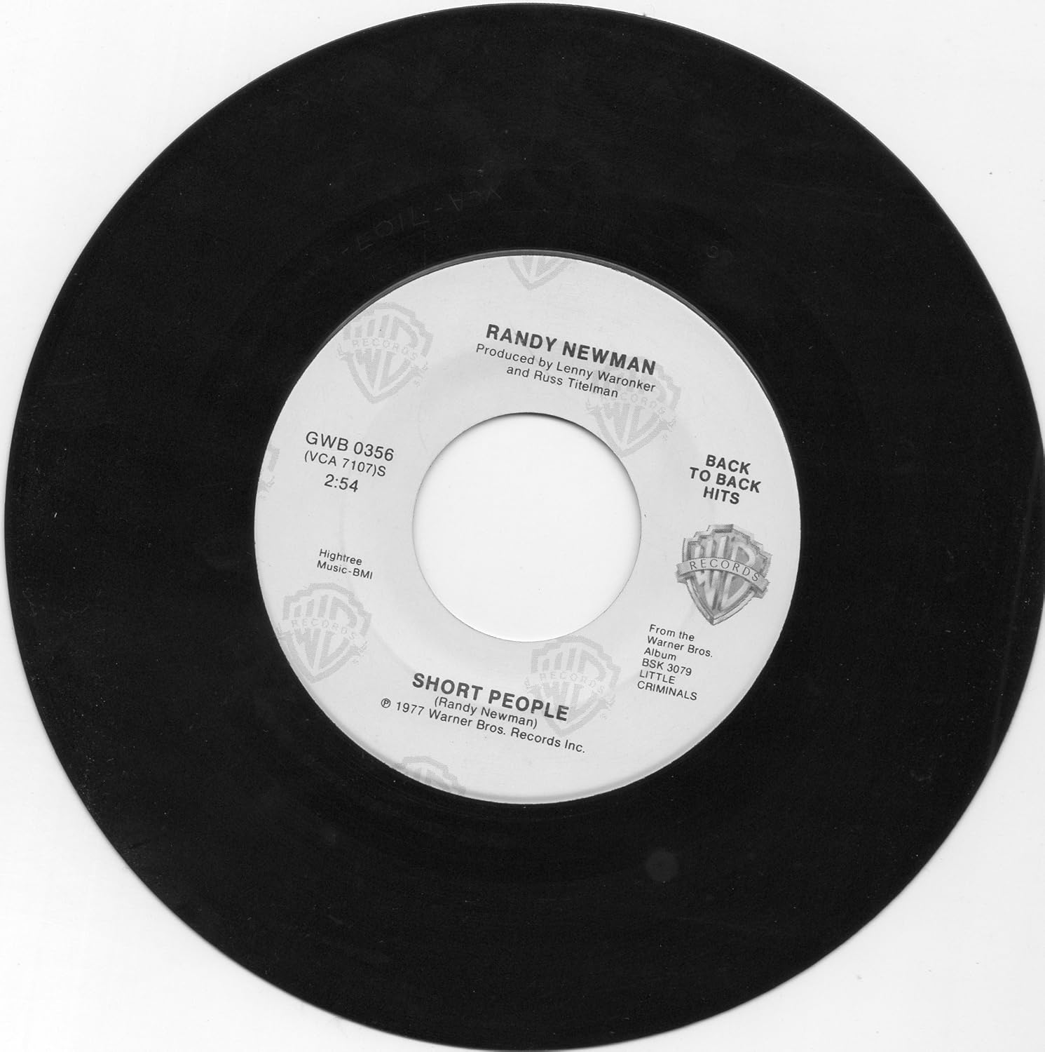 Randy Newman - Short People / Baltimore (Edit) - Amazon.com Music